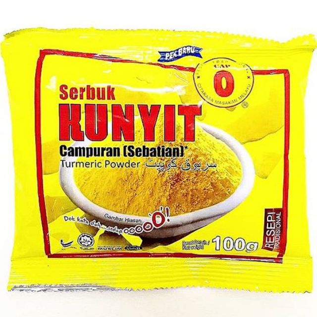 SERBUK KUNYIT CAP O ( 100G ) | Shopee Malaysia