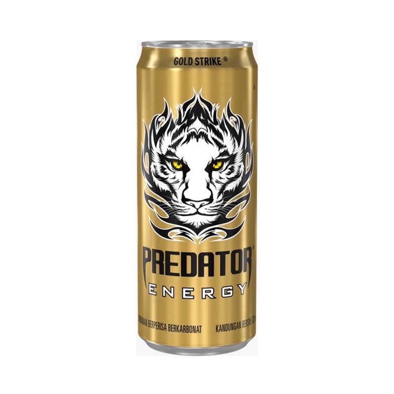 Predator Energy Drink 320ml Gold Strike | Shopee Malaysia