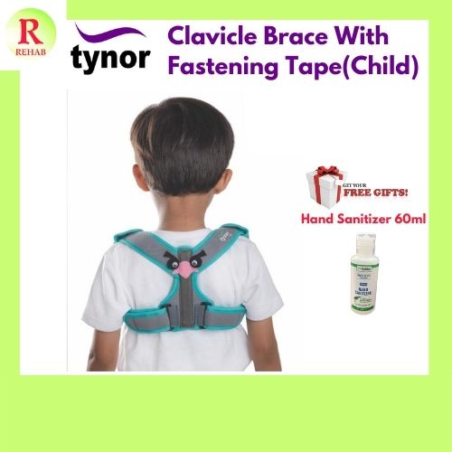 Clavicle Brace With Velcro Child Tynor// clavicle bone spine Adjust the ...