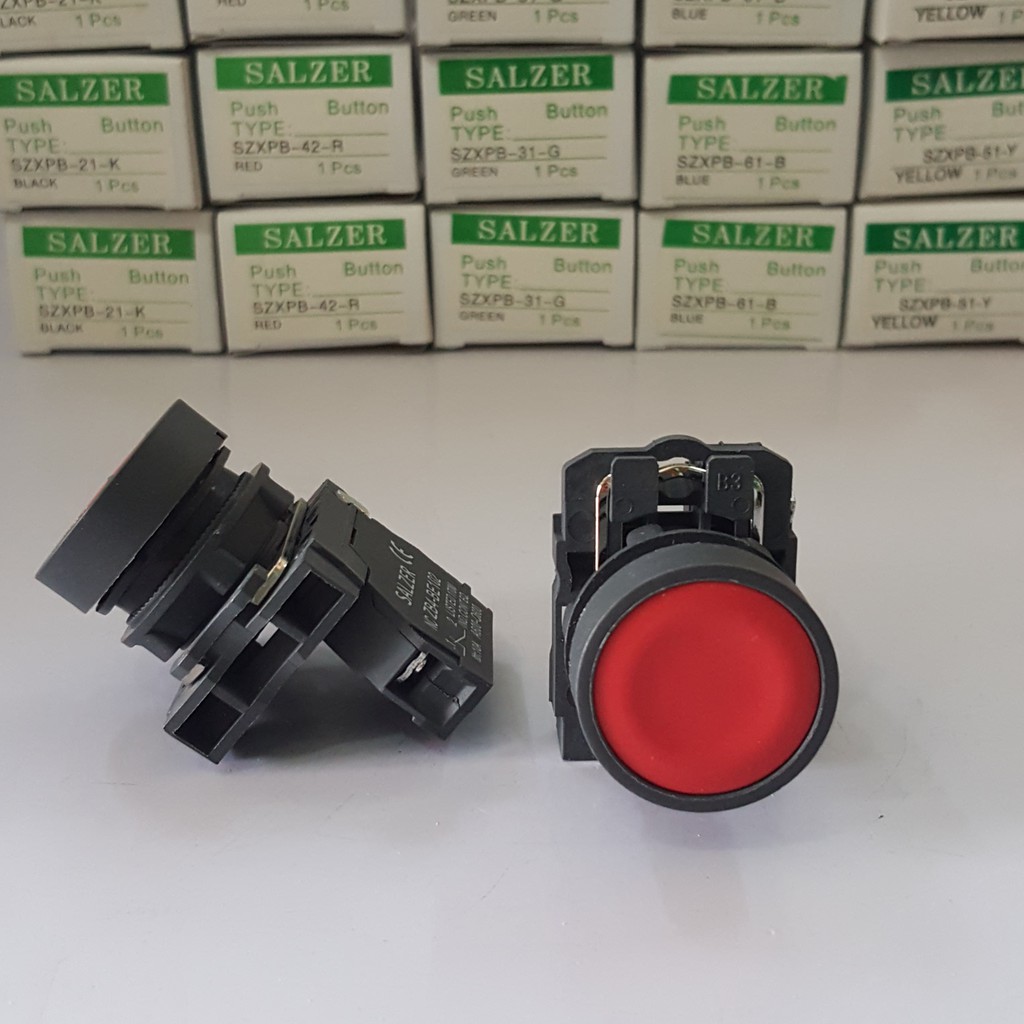 SALZER 22MM Push Button X-Series SZXPB | Shopee Malaysia