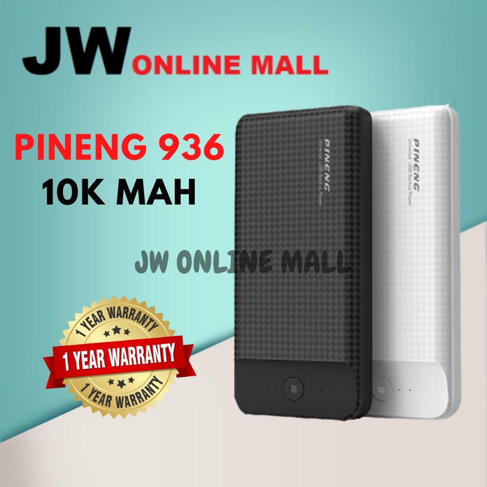 ORIGINAL POWER BANK PINENG PN-936 10000mAh PowerBank PN936 PN931 PN939 ...
