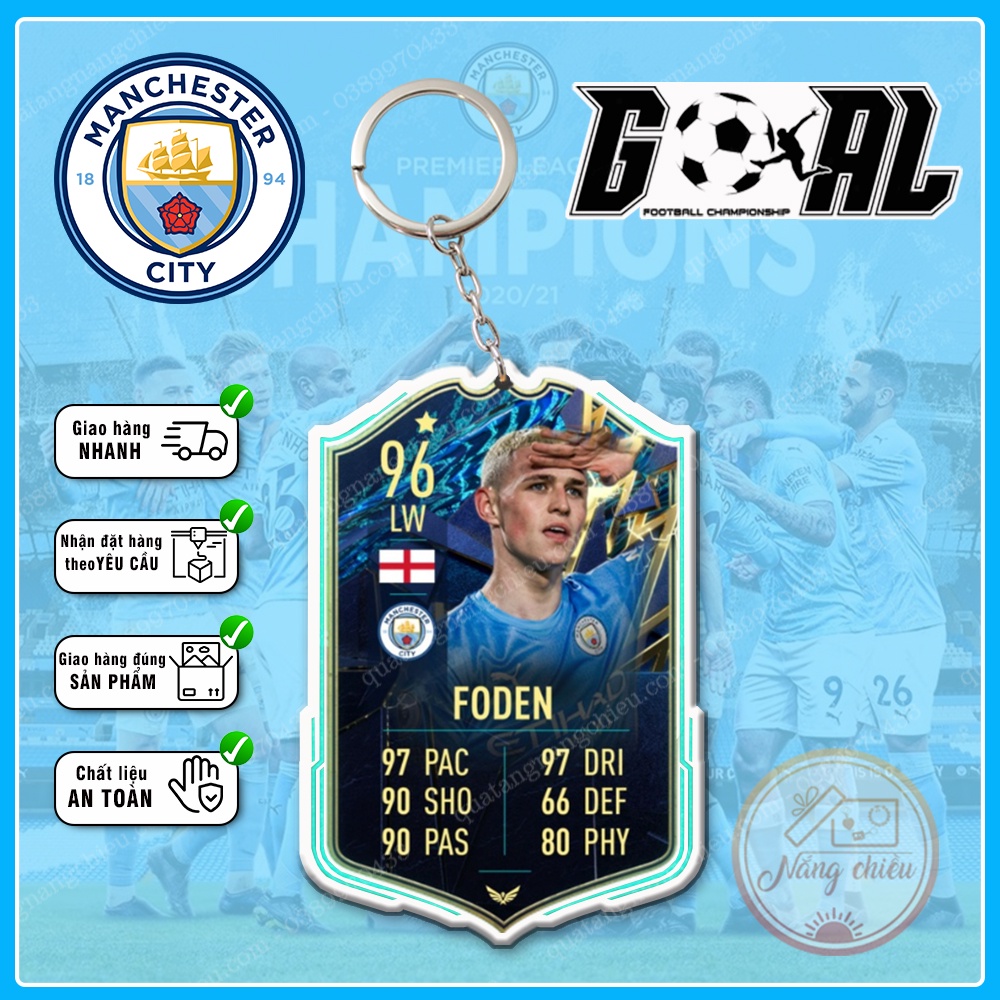 Phil Foden keychains, soccer cards | Shopee Malaysia