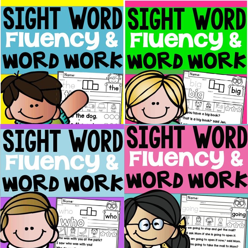(PDF) 016 Sight Word Fluency & Word Work | Shopee Malaysia
