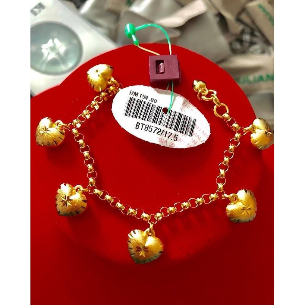 Rantai Tangan Saduran Emas 999 by Zhulian, BT5012 | Shopee Malaysia