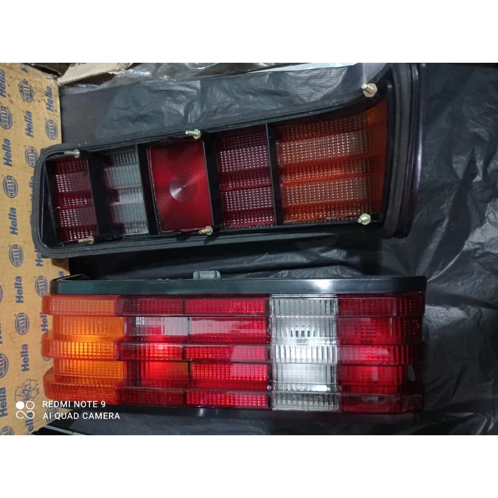MADE IN ITALY Mercedes Benz W201 190E FIFFT HELLA tail lamp set lens ...