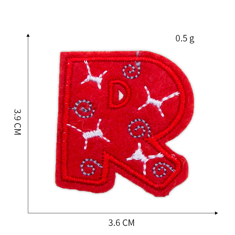 Embroidered applique letters embroidered patch embroidery patch ...