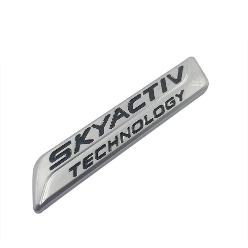 1 x ABS SKYACTIV TECHNOLOGY Logo Car Auto Decorative Emblem Badge ...