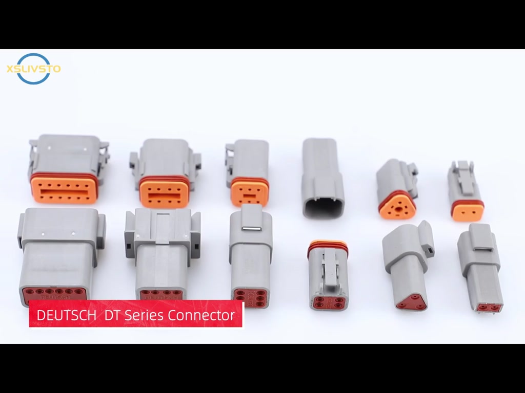 1 Set Deutsch DT Connector DT06-2S/DT04-2P 2P 3P 4P 6P 8P 12Pin Straw ...