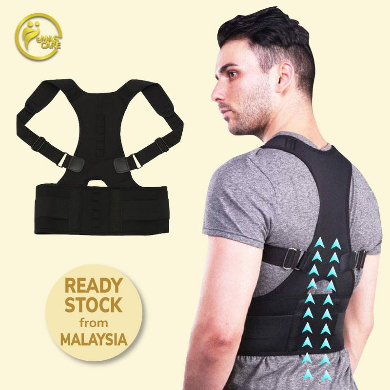 🔥NEW 🔥Tali Pinggang Sokongan Luruskan Badan Bahu Jatuh Tegak Posture ...