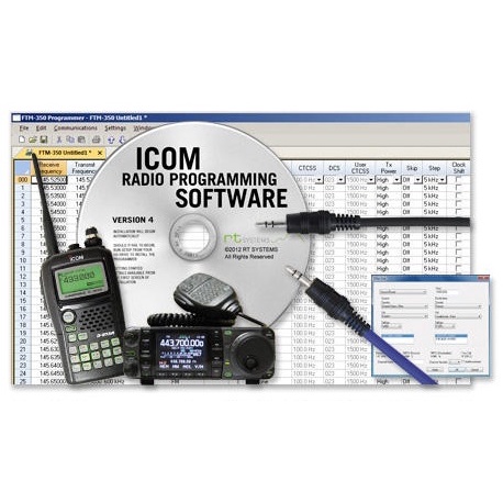 Programming Cable For ICOM Radio IC-F22 IC-V8 IC2200 Radio Handy walkie ...