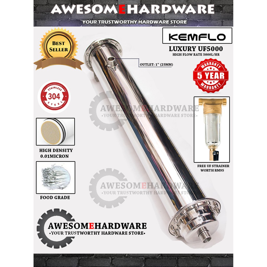 (5000L/HR) KEMFLO GB5000 ULTRA FILTRATION UF MEMBRANE OUTDOOR WATER ...