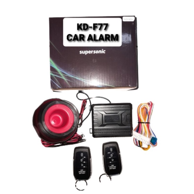 Universal CAR ALARM TOYOTA KD-F77 MODEL (SUPERSONIC) | Shopee Malaysia