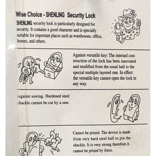 [READY STOCK] SHENLING Top Security Padlock With 2 SHENLING Keys ...