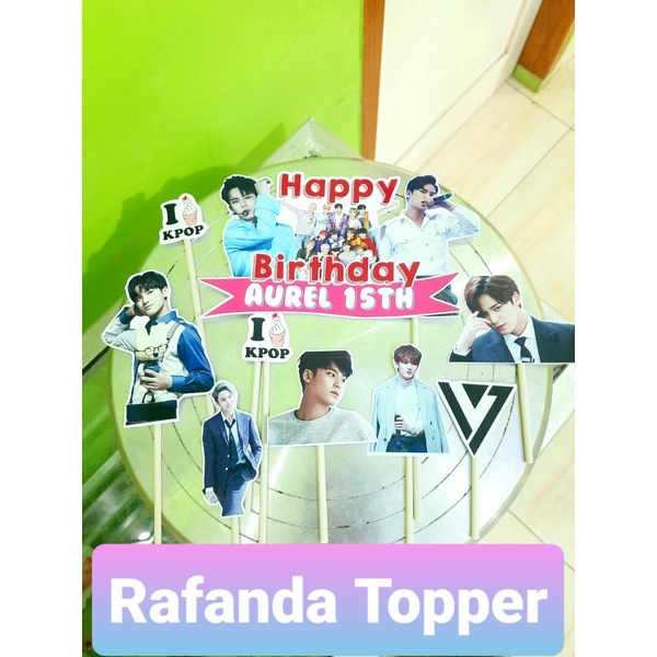 Mingyu Seventeen Korean birthday Topper cake Topper | Shopee Malaysia