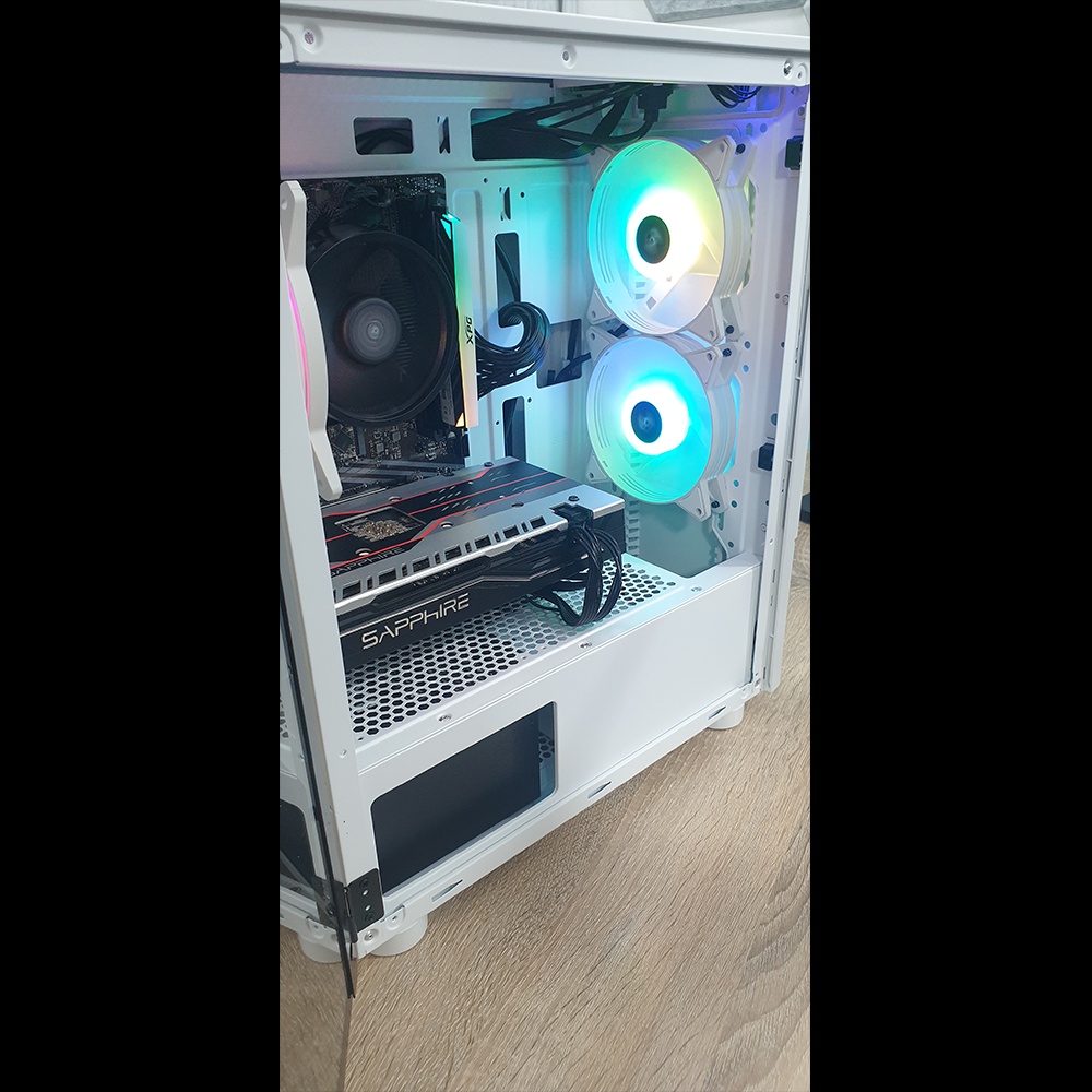 Gaming PC Ryzen 3 3100 / RX580 8GB / RGB RAM / ARGB Casing | Shopee ...