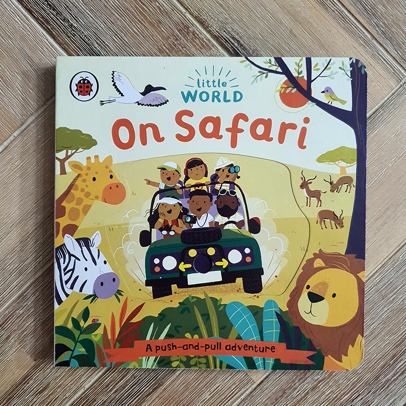Little World: On Safari | Children Book | Push and pull interactive ...