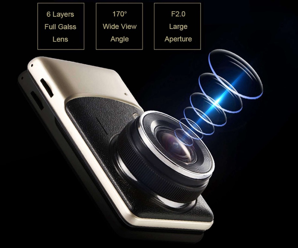 Ekleva IPS Screen Dual Lens FHD 1080P Dashboard Cam (4") | Shopee Malaysia