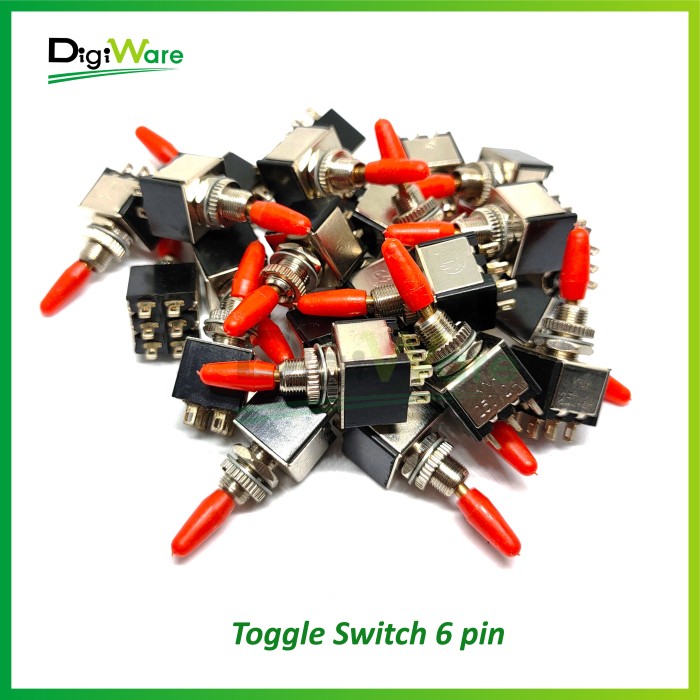 Toggle Switch 6 pin DPDT Switch | Shopee Malaysia