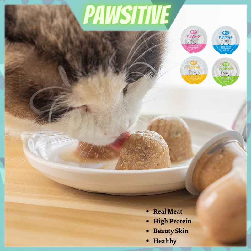 PAWSITIVE Cat Pudding/Cat Snack For Cat Treat Snack/Pet Snack Cat ...