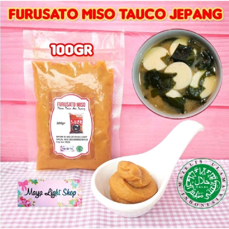 Miso Tauco Japan 100gr Furusato miso soup Japanese soup Halal And ...