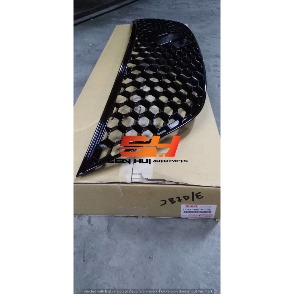 SUZUKI SX4 RADIATOR GRILLE upper outer 71741-75K10-0CE Genuine Part ...