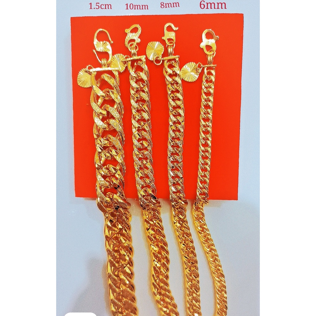 RANTAI TANGAN lipan kikir EMAS BANGKOK BRACELET | Shopee Malaysia