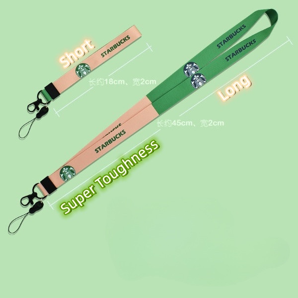 Simple literary length mobile phone lanyard does not strangle the neck ...