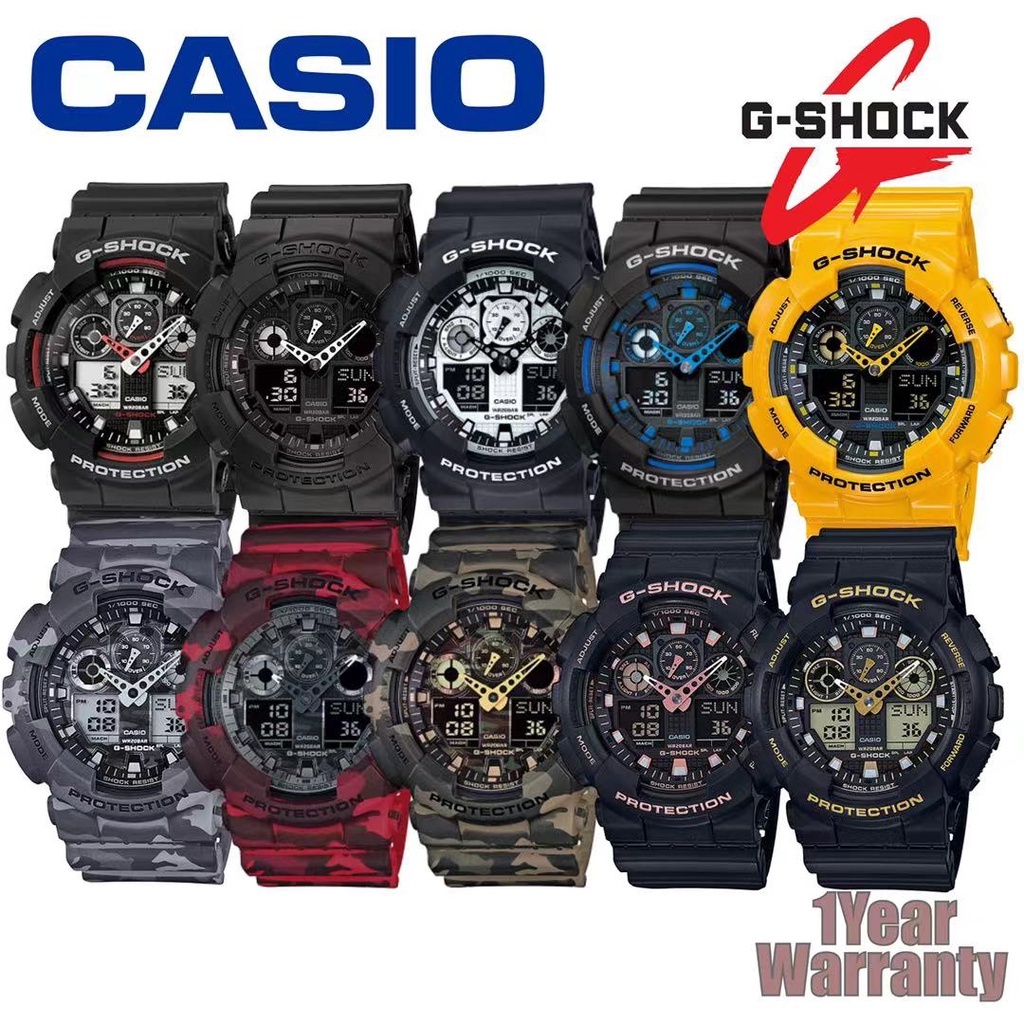 CASIO G-SHOCK *GA-100 SERIES | Shopee Malaysia