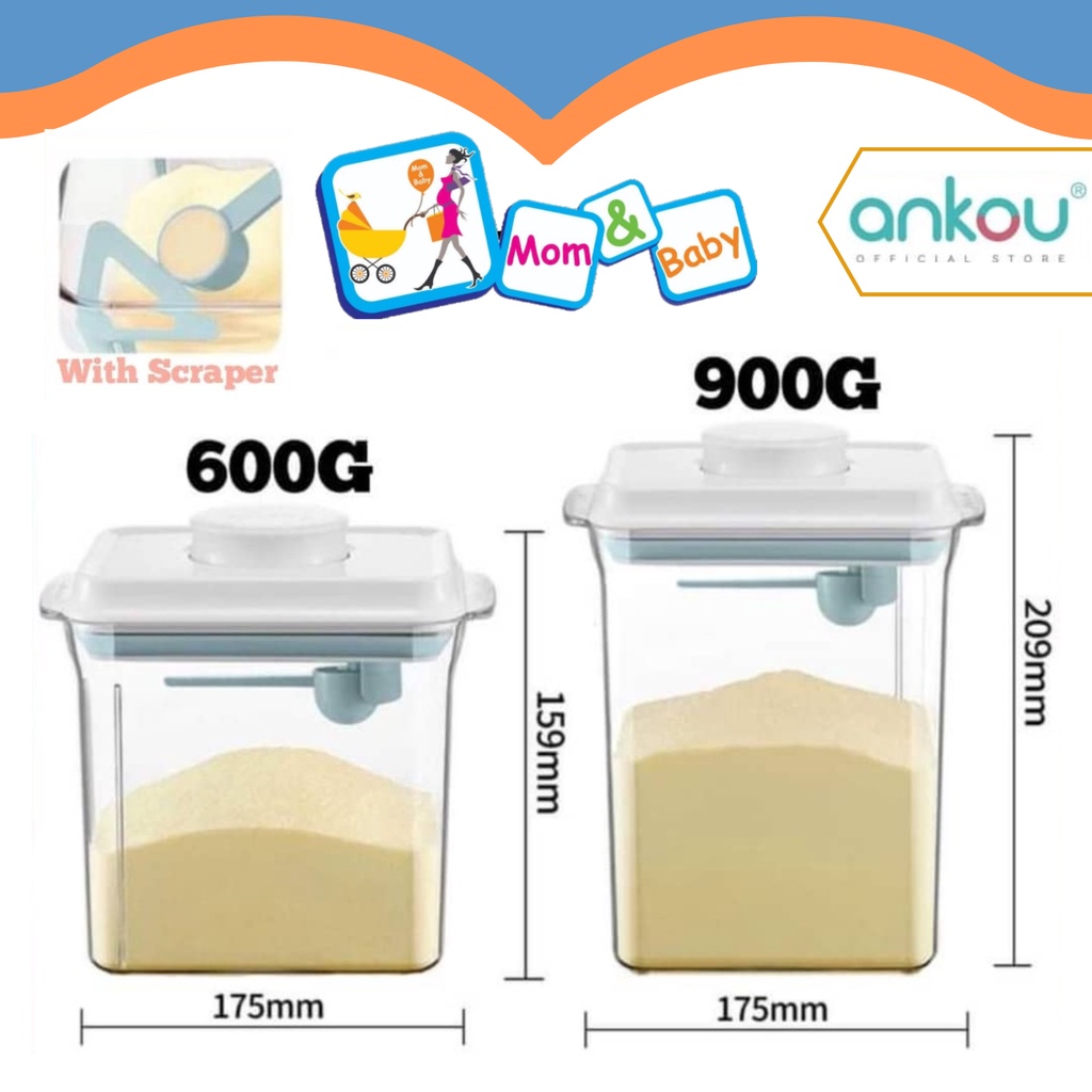 ANKOU Airtight Containers 600G / 900G | Shopee Malaysia