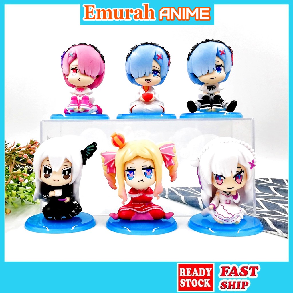 Rem & Ram Figure 8cm Re:Zero - Starting Life in Another World Action ...