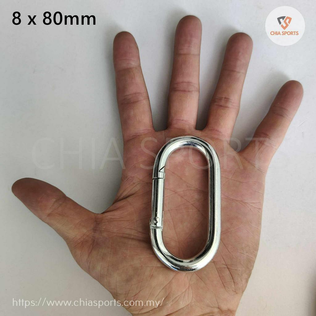 Oval Spring Snap Hook Carabiner 5mm 6mm 8mm 10mm 12mm Hooks Fitness ...