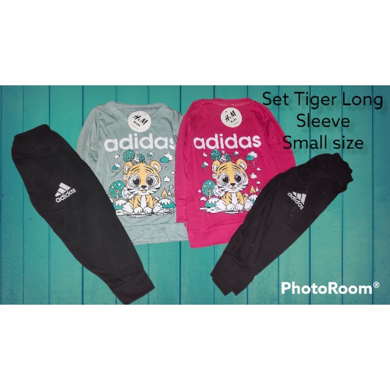 SU002-Set Adidas Tiger Remark Long Sleeve for kids | Shopee Malaysia