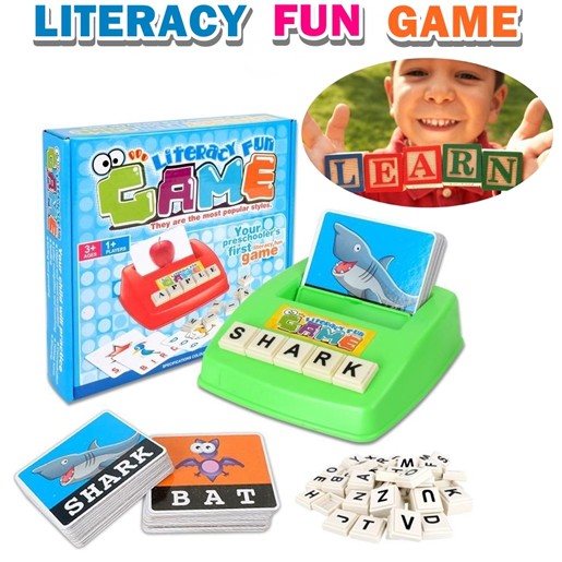 AJAR MENGEJA Kids Spelling Literacy Fun Game Kids Alphabet Game Kids ...