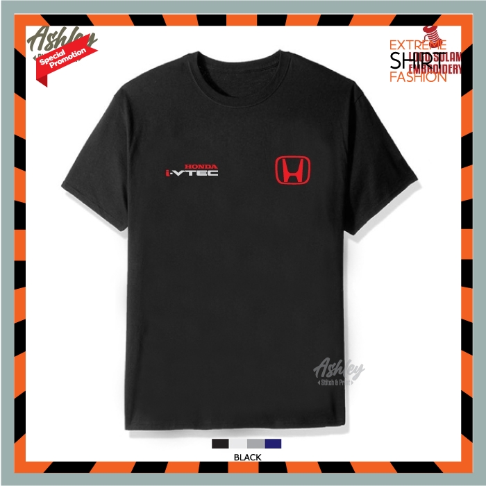 T Shirt Round Neck Honda i-VTEC City Civic Integra Racing Spec Baju ...