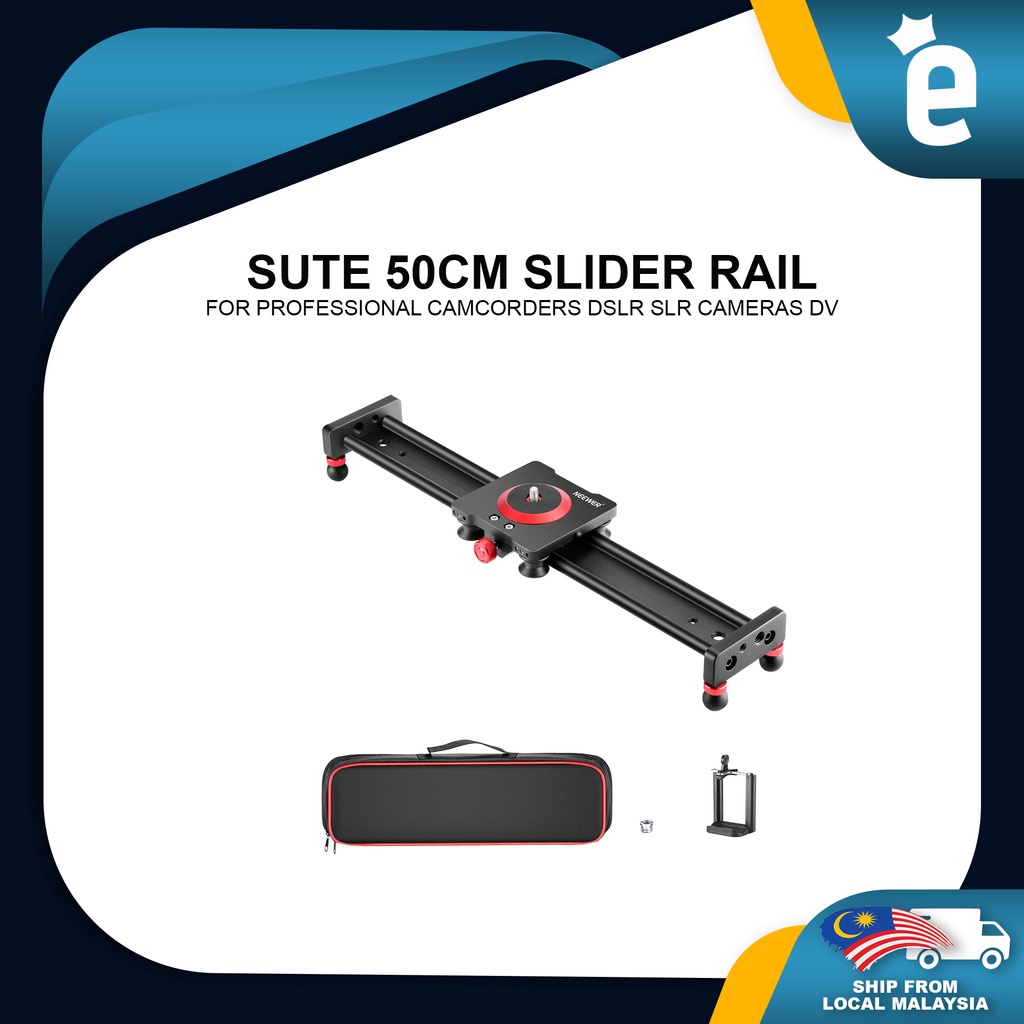 Mobile Phone Slider Camera Slider 50cm Rail Shooting Video Stabilizer ...