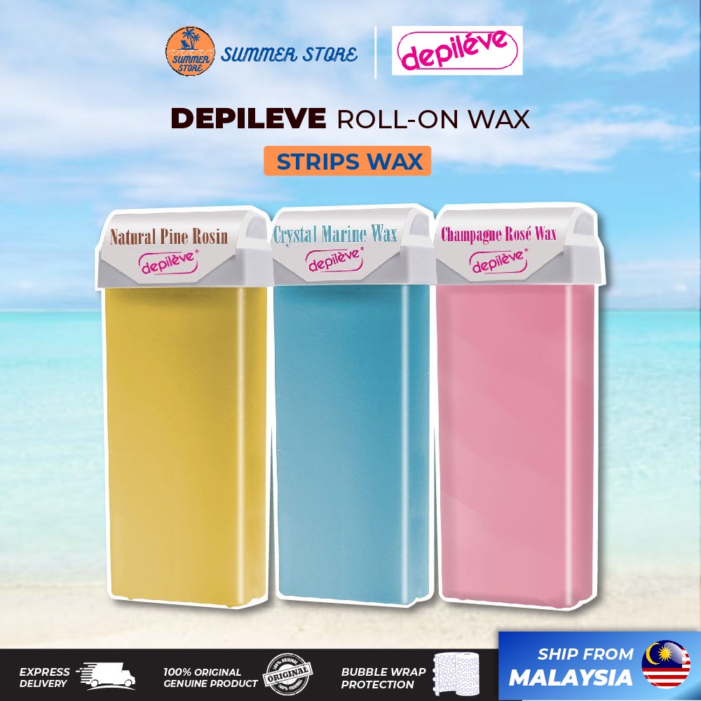 Depileve Roll-On Wax All Skin Type Hair Removal Liquid Texture (100ml ...