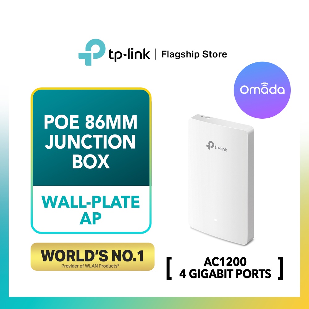 TP-Link EAP235-Wall AC1200 Dual band Wall-Plate Wireless MU-MIMO ...