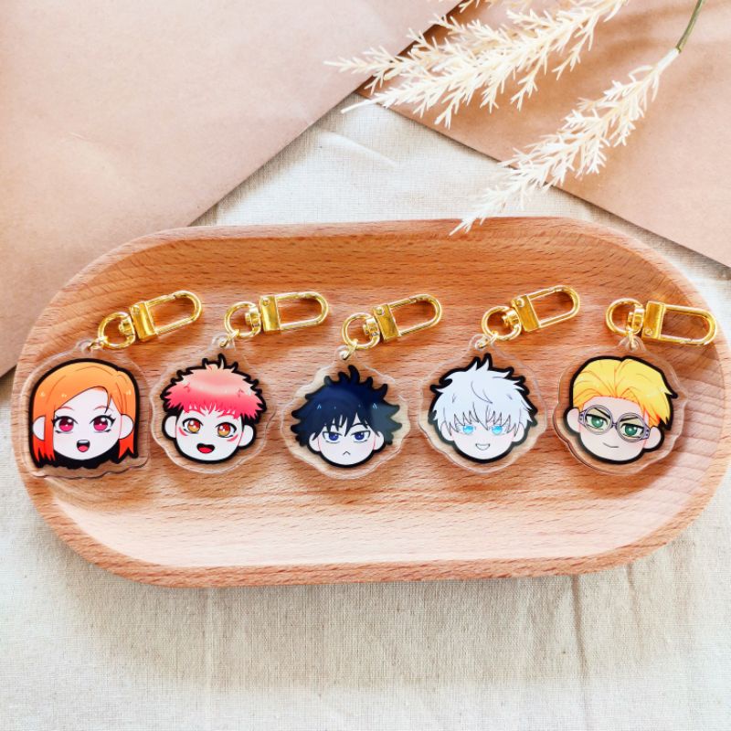 JUJUTSU KAISEN JJK Keychain Charm Cute Chibi Anime Merch for Ita Bag ...