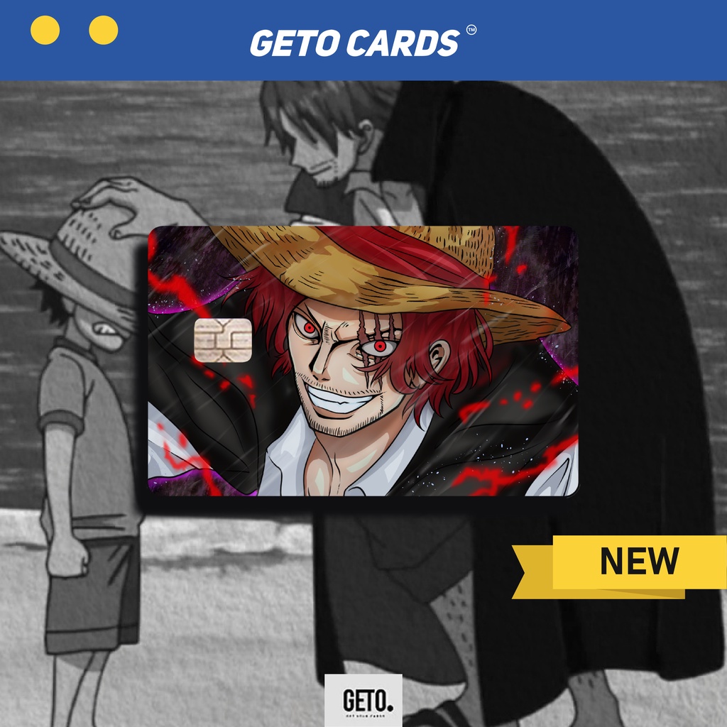 Sticker Skin Atm Card Anime One Piece RED Special Hologram | Getocard ...