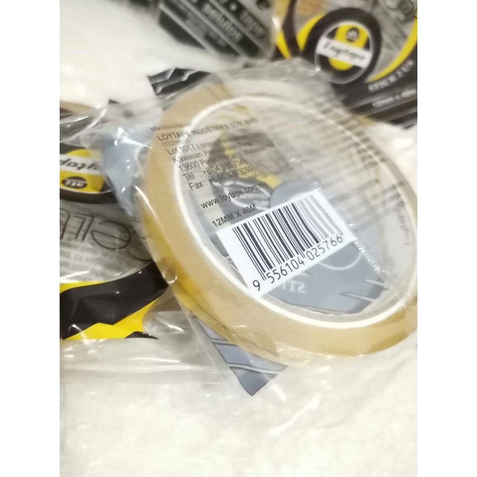 Loytape Transparent tape Office Stationery Sellotape Box Package 12mm X ...