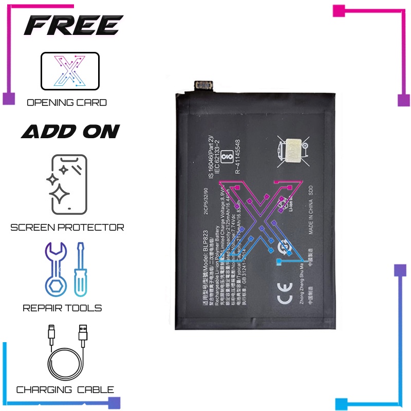 Battery BLP823 Compatible For Reno 5 Pro 5G CPH2201 (2175 mAh) | Shopee ...