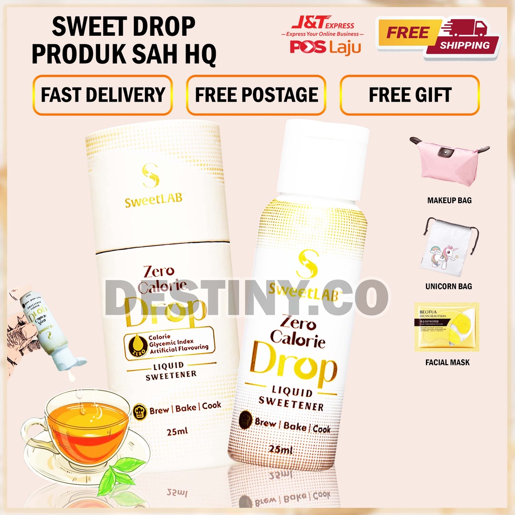 SWEETLAB ZERO CALORIES DROP FREE GIFT ORIGINAL HQ REPLACES TREASURE ...
