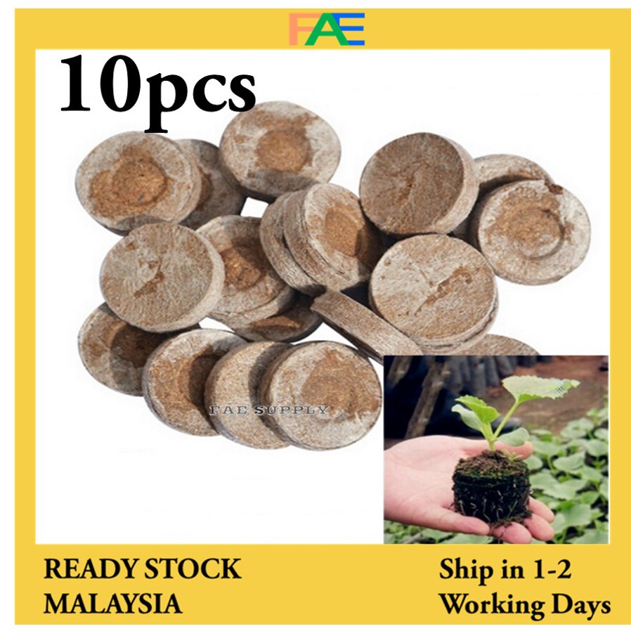 Jiffy Peat Pellet 30mm 50mm compact cocopeat growing medium pellets ...