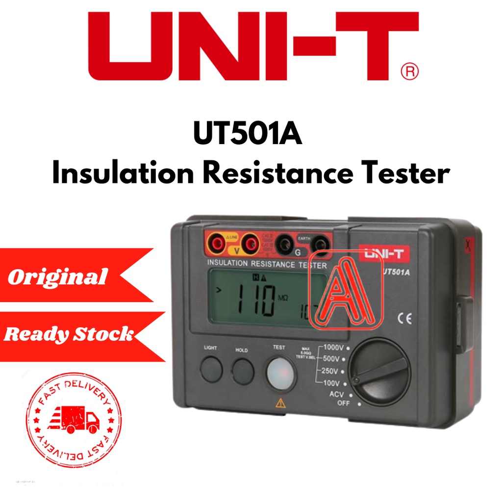 UNI-T UT501A 1000V Digital Insulation Resistance Tester Original 👍 👍 ...
