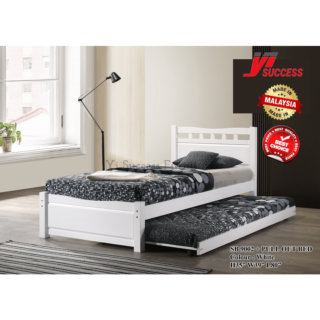Yi Success Honor Wooden Single Bed Frame / Quality Single Bed / Katil ...