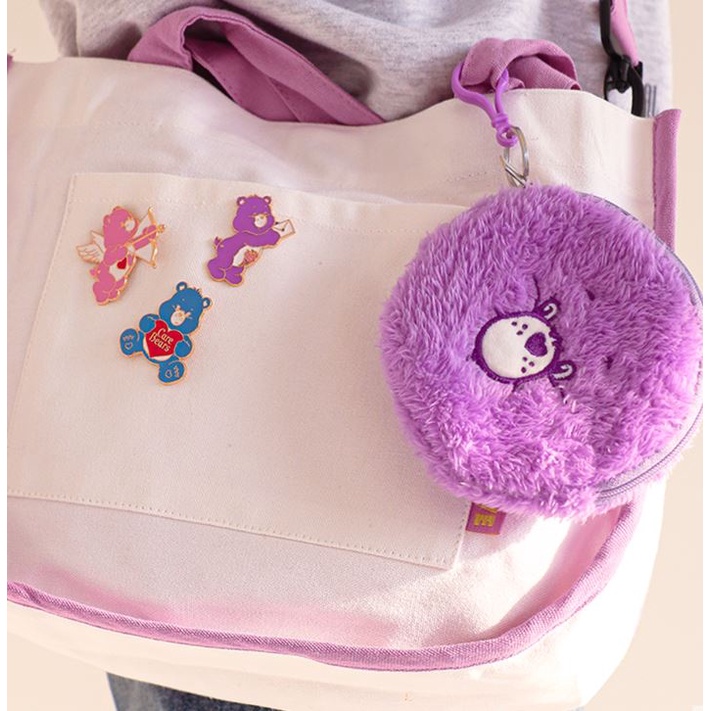 Daiso Korea X Care Bears Pouch/Care Bears multipurpose pouch/Care Bears ...