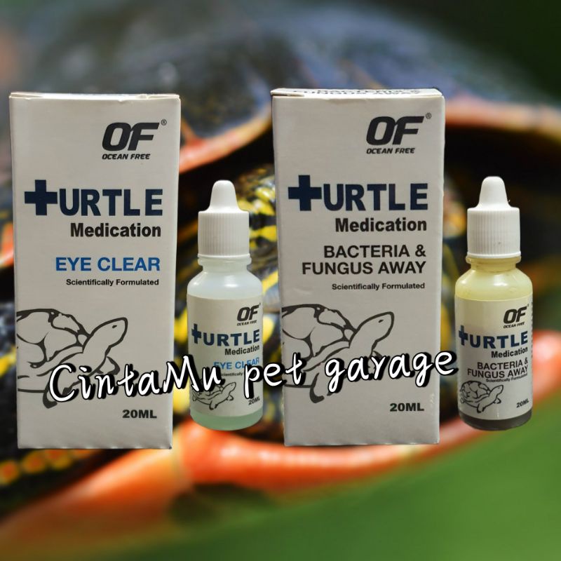 OF Ocean free turtle medication 乌龟特效药 ubat kura kura Bacteria&fungus ...