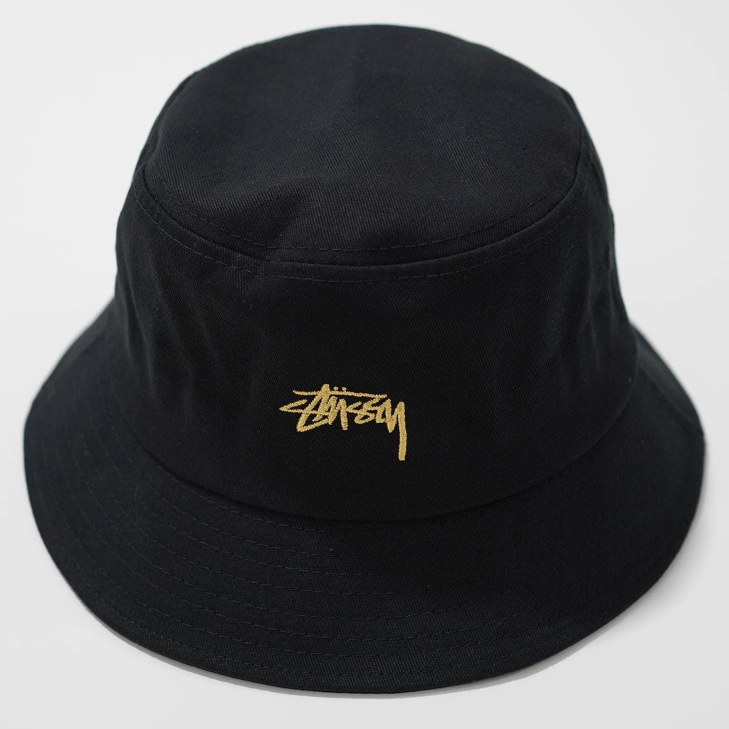 STUSSY GOLD BUCKET DEWASA CAP HAT TOPI (READY STOCK MALAYSIA) | Shopee ...