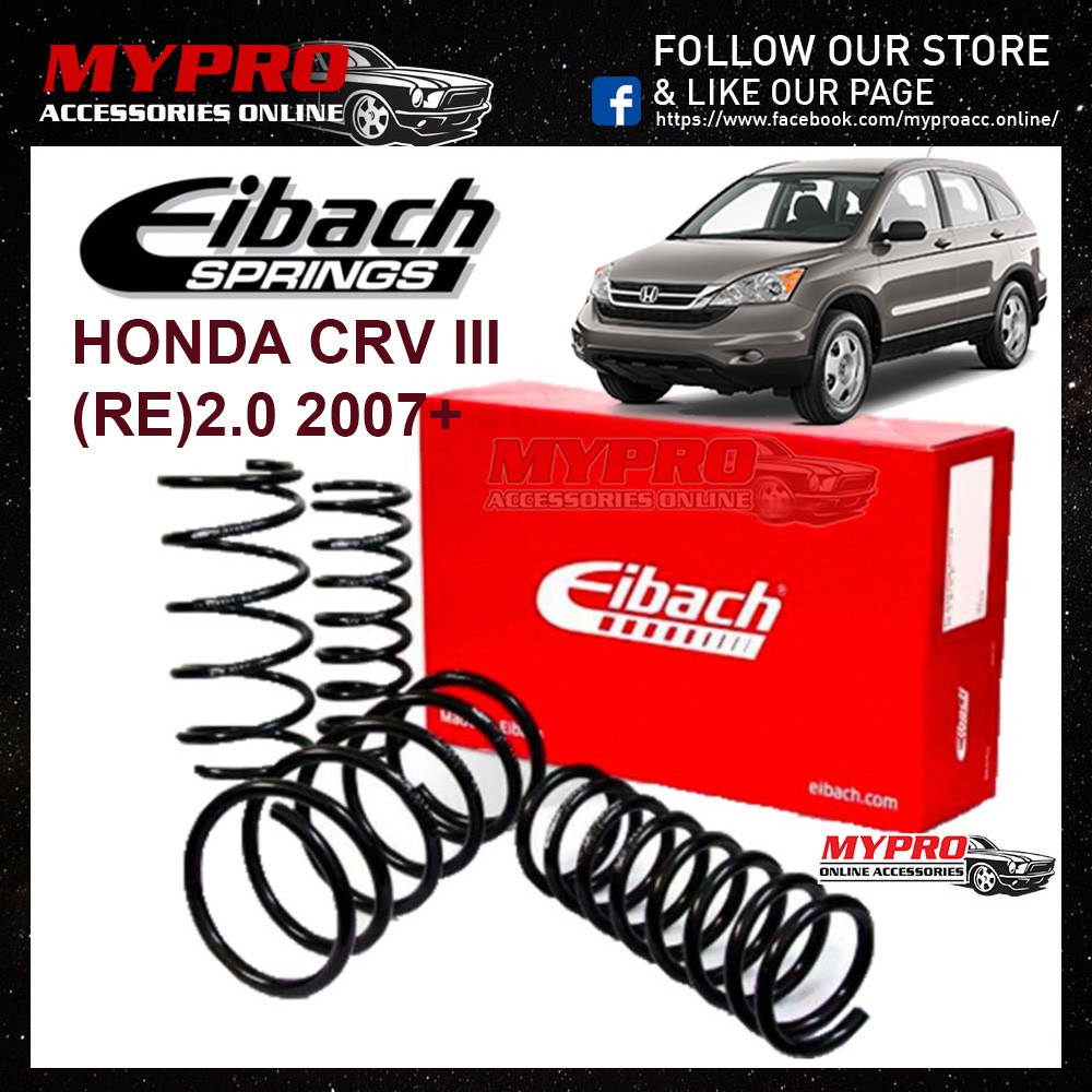 🇩🇪Eibach Pro Kit Lowering Spring 100%Original - HONDA CRV III (3th Gen ...