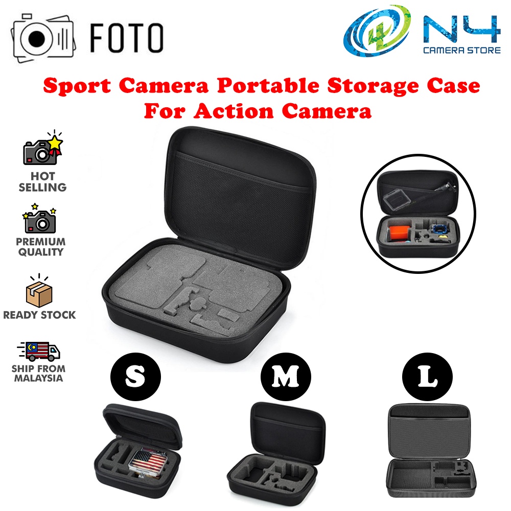 FOTO Gopro Travel Storage Collection Bag Case For Gopro Camera Gopro ...